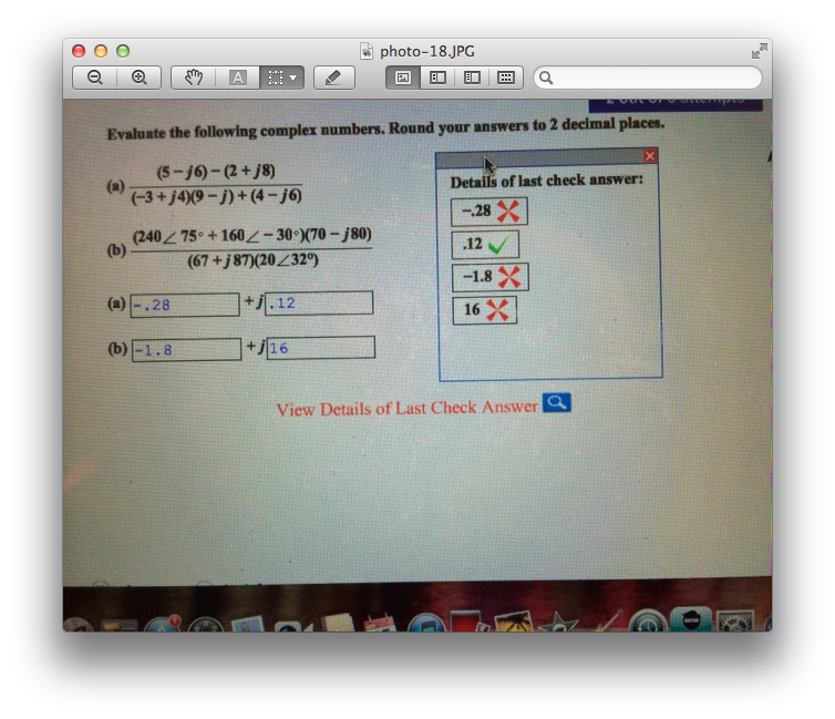 Solved Evaluate the following complex numbers. Round your | Chegg.com