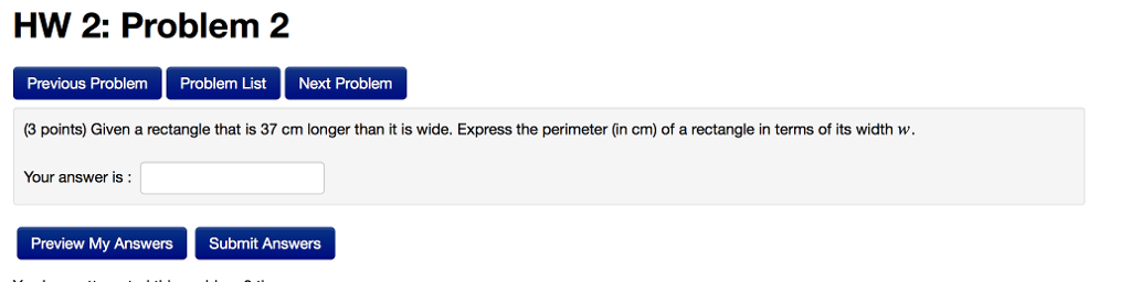 Solved HW 2: Problem 2 Previous Problem Problem List Next | Chegg.com