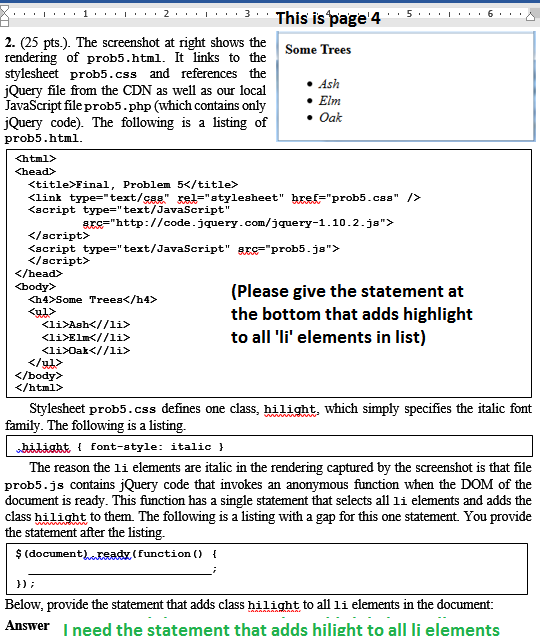 Solved The screenshot at right shows the rendering | Chegg.com