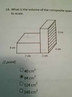 Solved what is the volume of the composite space figure to | Chegg.com