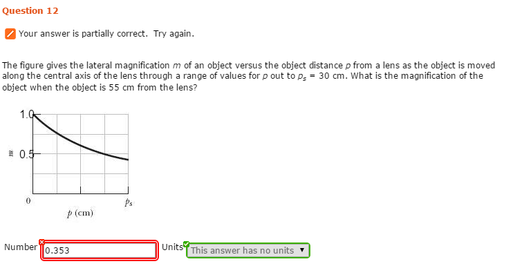 Solved The figure gives the lateral magnification m of an | Chegg.com