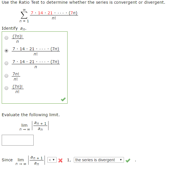 Solved Use the Ratio Test to determine whether the series is | Chegg.com