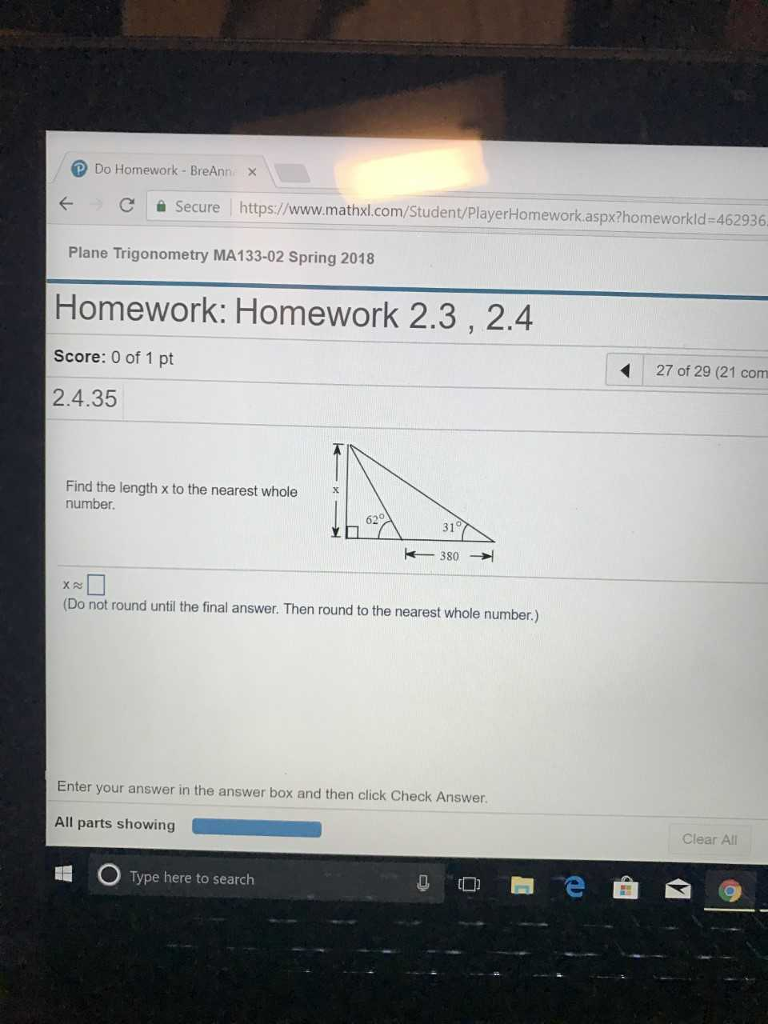 Solved Do Homework-BreAnn x ← Secure | Chegg.com