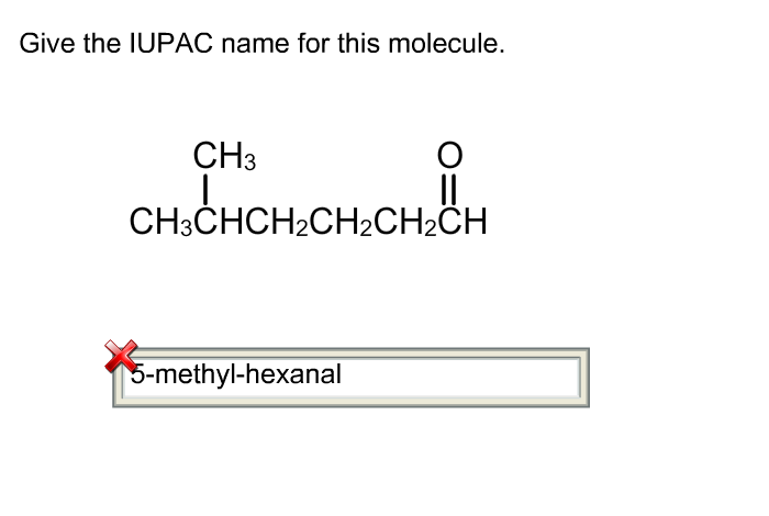 Solved Give the IUPAC name for this molecule. | Chegg.com