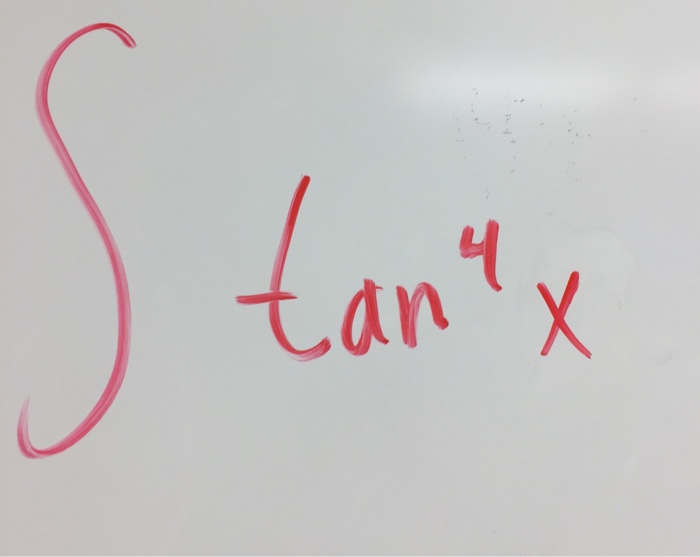 Solved Compute the integral integral tan^4 x | Chegg.com