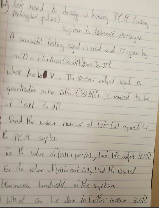 Solved We need to design a binary PCM (using rectangular | Chegg.com