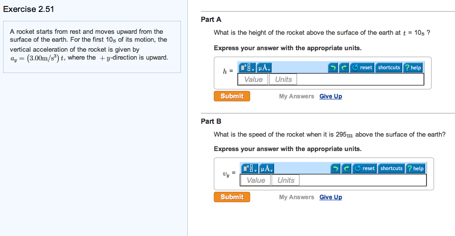 Solved A rocket starts from rest and moves upward from the | Chegg.com