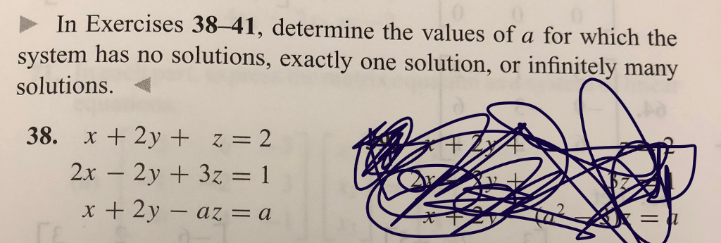 Solved In Exercises 38-41, determine the values of a for | Chegg.com