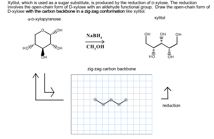 Solved Xylitol, which is used as a sugar substitute, is | Chegg.com