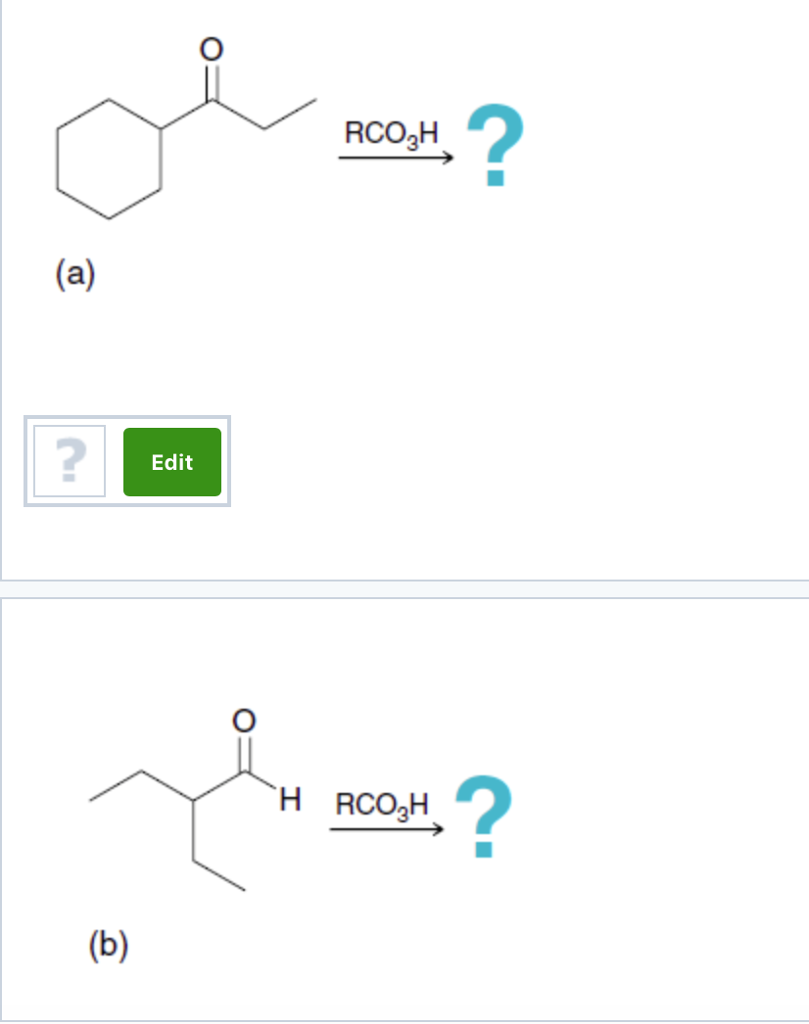 Solved 1) EtMgBr 2) H20 Edit 2 1)PhMgBr 2) H20 | Chegg.com
