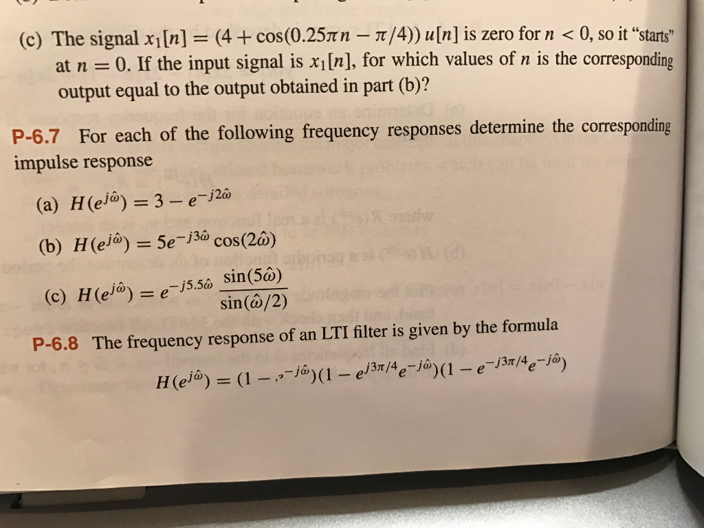Solved The signal x_1[n] = (4 + cos(0.25 pi n - pi/4)) u[n] | Chegg.com