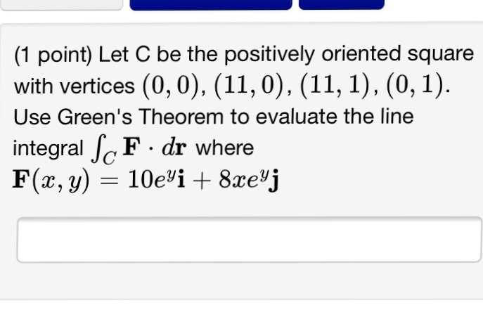 Solved Let C be the positively oriented square with vertices | Chegg.com