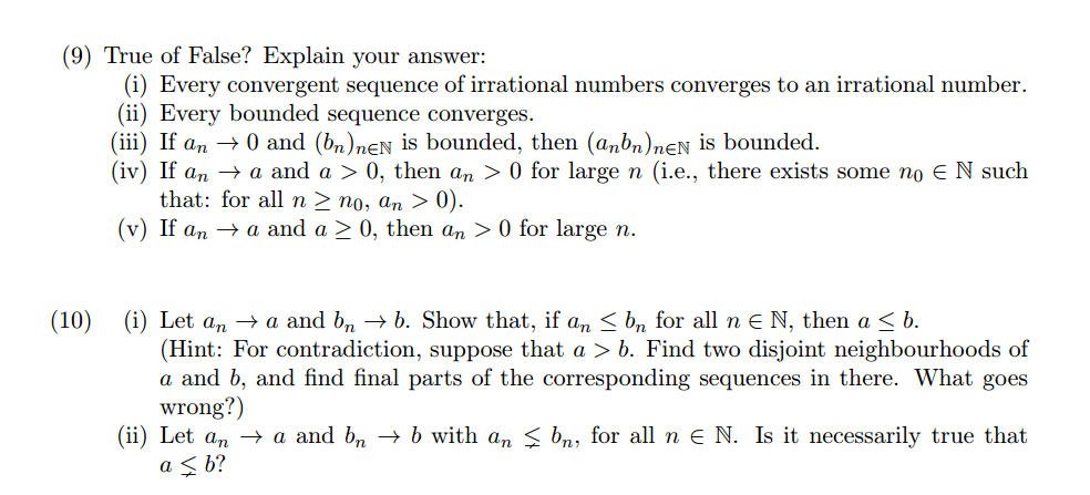 Solved True of False? Explain your answer: Every convergent | Chegg.com