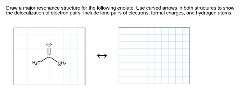 Solved Draw a major resonance structure for the following | Chegg.com