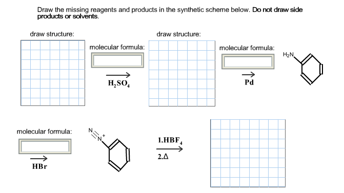 Solved Draw the missing reagents and products in the | Chegg.com