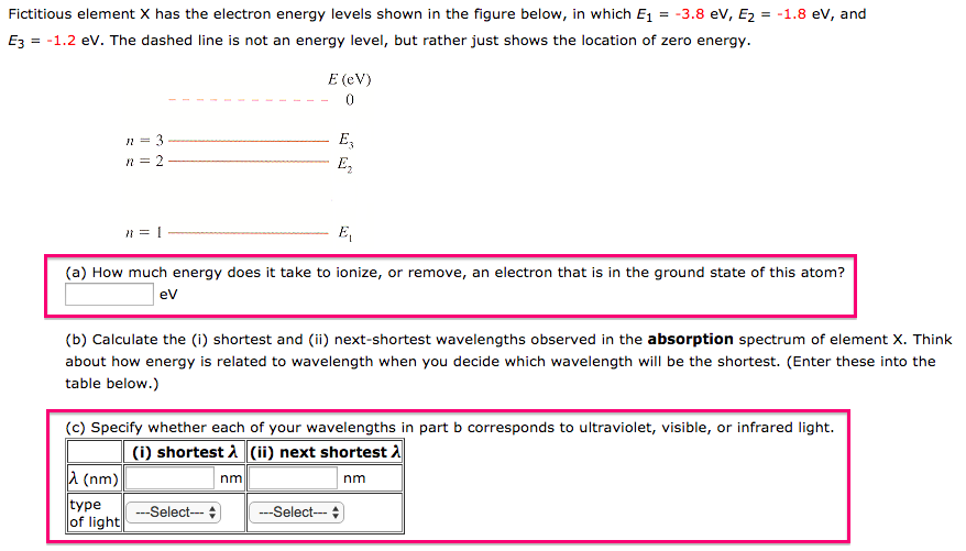 Solved Fictitious element X has the electron energy levels | Chegg.com