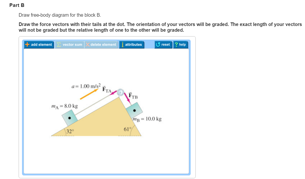 Solved Two blocks are connected by a light string passing | Chegg.com
