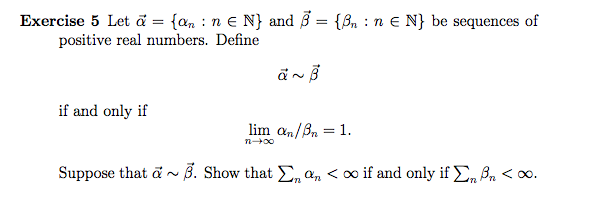 Solved Let alpha = {alpha_n: n N} and beta = {beta_n: n N} | Chegg.com