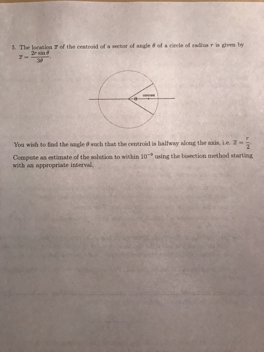 Solved Bisection Homework Due: Monday October 31 at 5:00 | Chegg.com