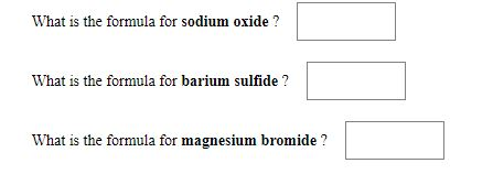 Solved What is the formula for sodium oxide? What is the | Chegg.com