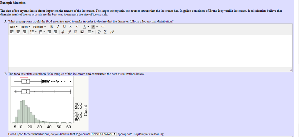 Solved og-normal Distributions There are two main situations | Chegg.com