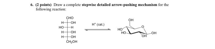 Solved Draw a complete stepwise detailed arrow-pushing | Chegg.com
