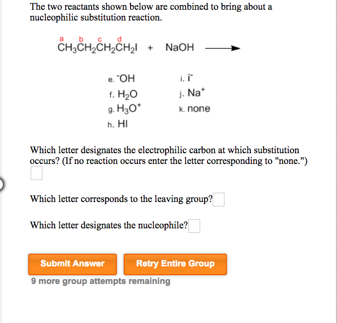 Solved The two reactants shown below are combined to bring | Chegg.com