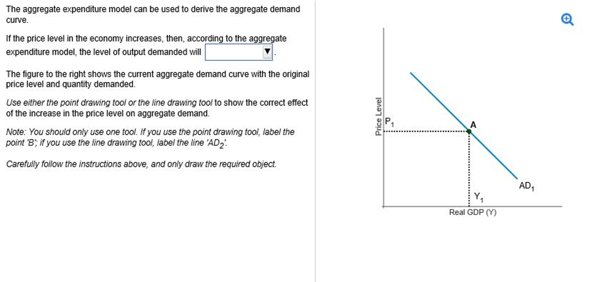 Solved The aggregate expenditure model can be used to derive | Chegg.com