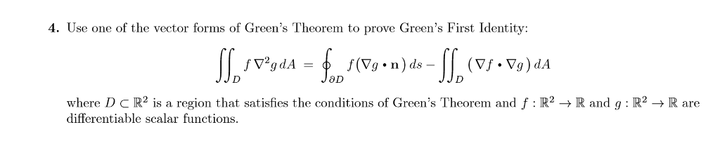 Solved 4. Use one of the vector forms of Green's Theorem to | Chegg.com