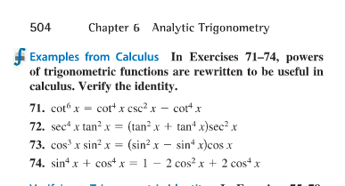 Solved 504 Chapter 6 Analytic Trigonometry Examples from | Chegg.com