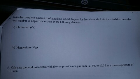 Solved Write the complete electron configurations, orbital | Chegg.com