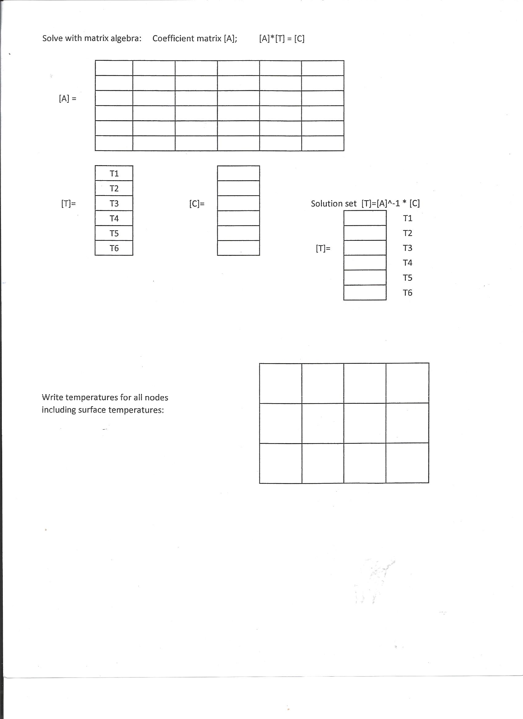 Lab 2d Conduction Numerical Analysis Name Finite 5812