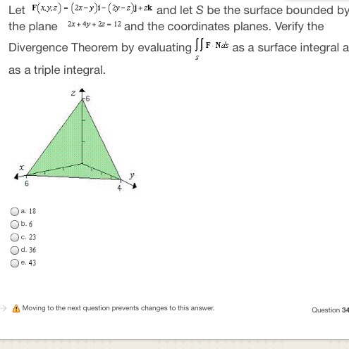 Solved Let F(x,y,z) - (2x - y)i - (2y - z)j + 2k and let S | Chegg.com