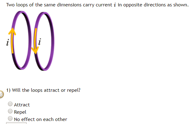 Solved Two loops of the same dimensions carry current i in | Chegg.com