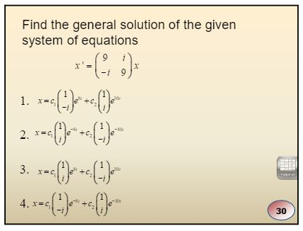 Solved Find the general solution of the given system of | Chegg.com