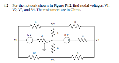 Solved Matlab code for solving circuit. 4.2 in Pspice and | Chegg.com