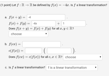 Solved Let f:R right arrow R be defined by f(x)=-4x. Is f a | Chegg.com