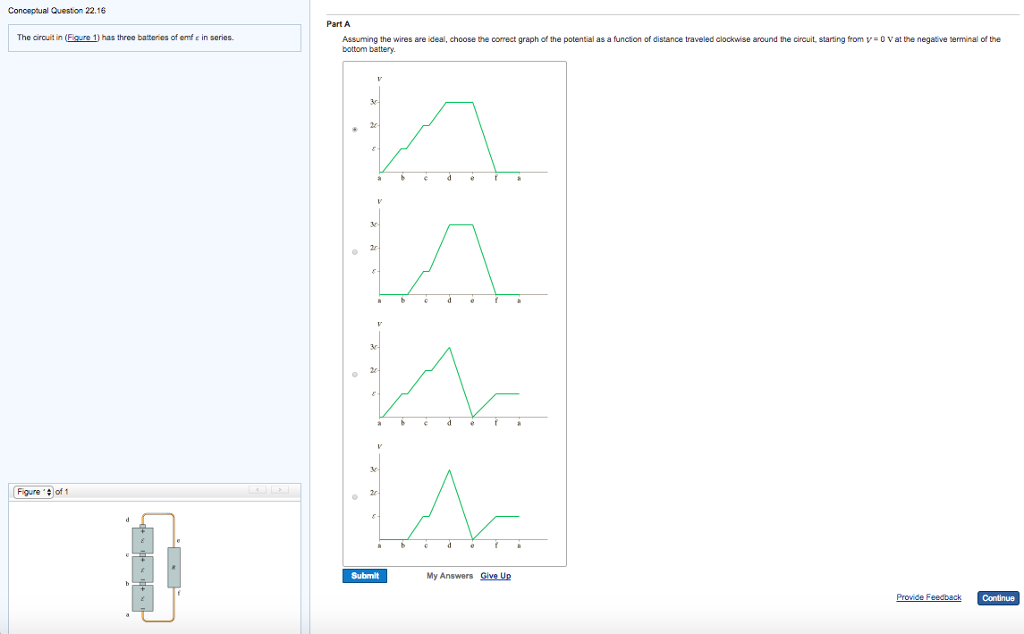 Solved The circuit (Figure 1) has three batteries of emf e | Chegg.com