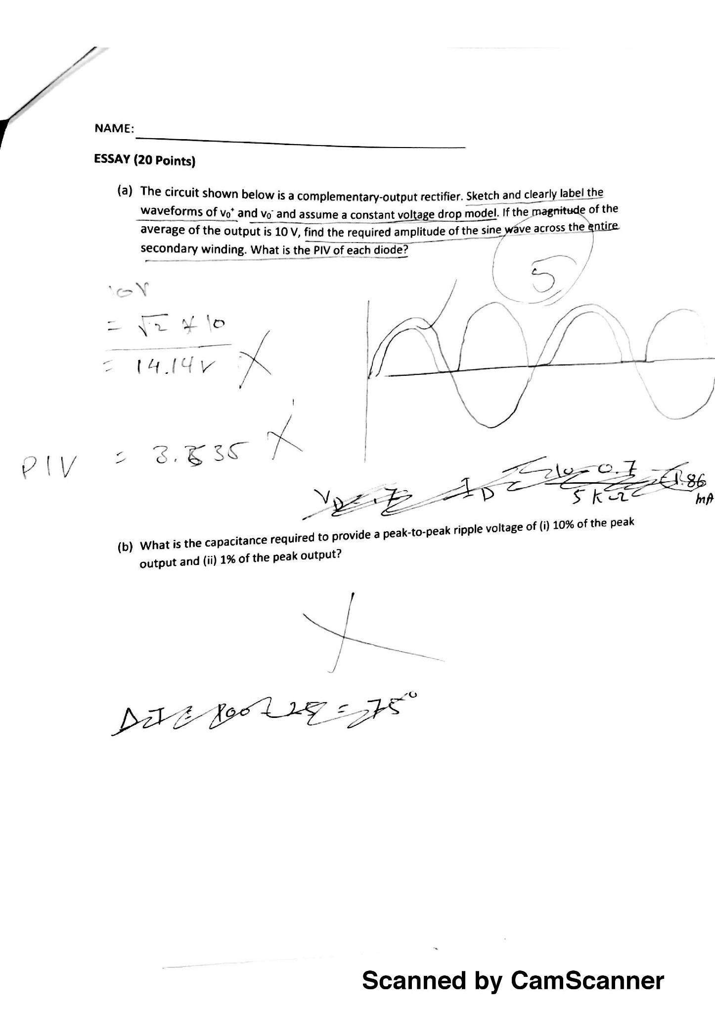 Solved The Circuit Shown Below Is A Complementary Output