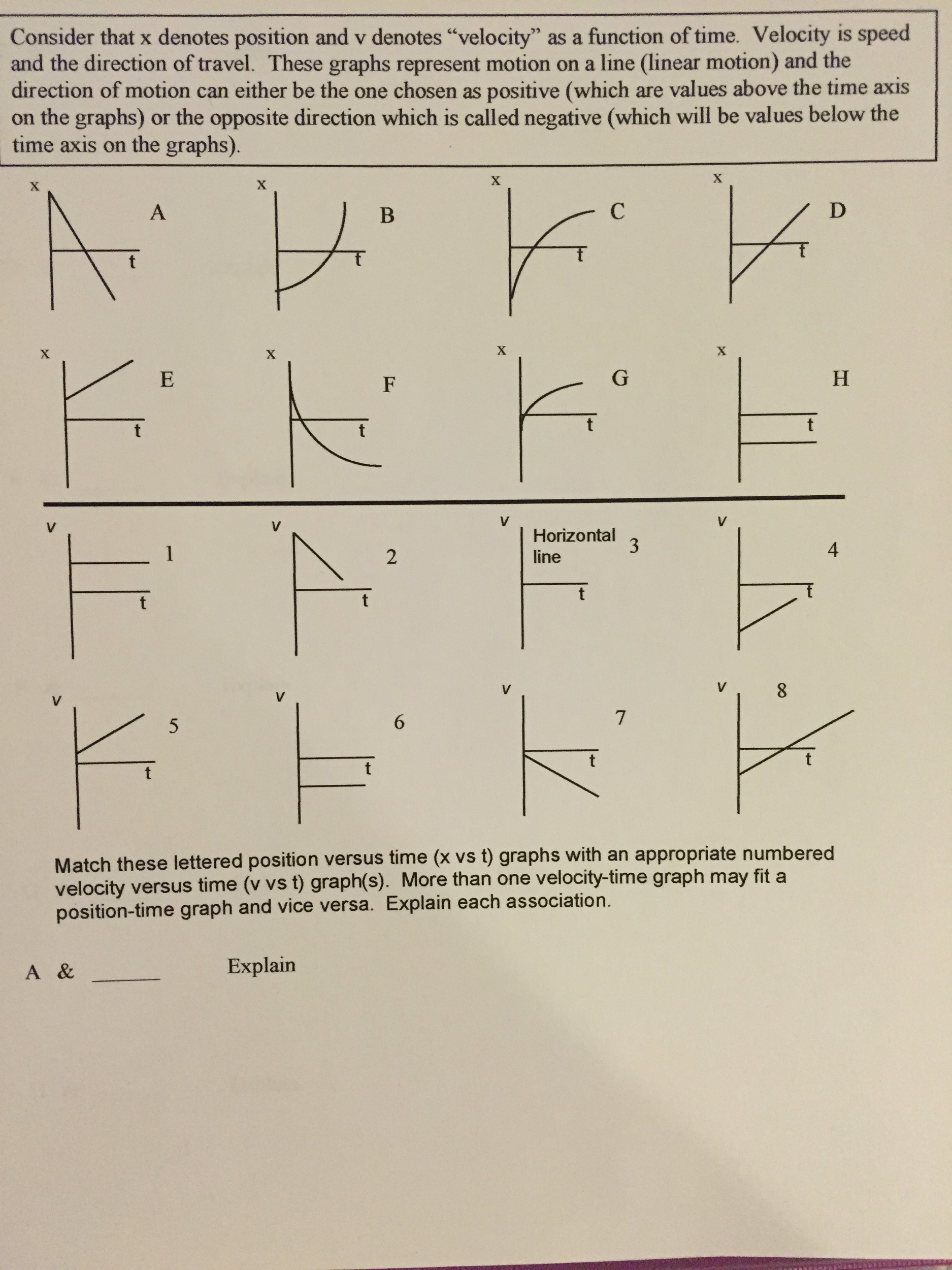 Distance Vs Time Graph Worksheet Answer Key Graphical Analysis Of Distance Vs Time Graph Worksheet Answer Key Graphical Analysis Of