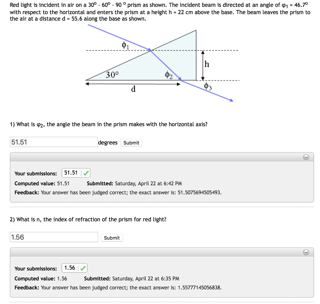 Solved What is phi_3, the angle the transmitted beam makes | Chegg.com
