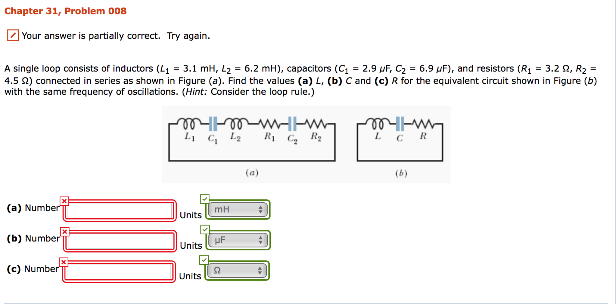 Solved A single loop consists of inductors (L_1 = 3.1 mH, | Chegg.com