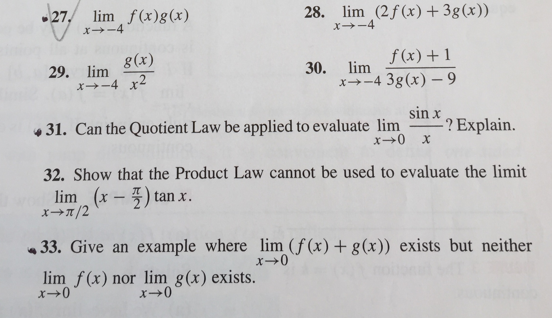 Limit Laws