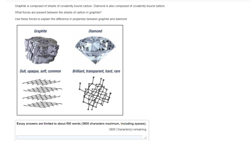 Solved Graphite is composed of sheets of covalently bound | Chegg.com