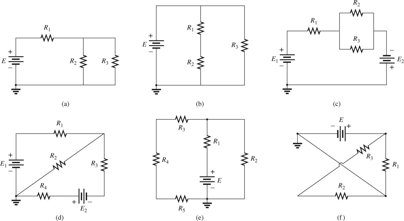 Solved 1.Â Â Â Â For each configuration below, find | Chegg.com