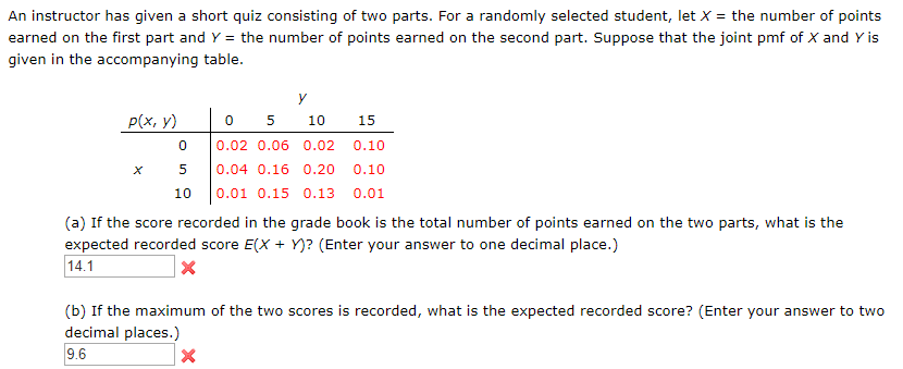 Solved An instructor has given a short quiz consisting of | Chegg.com