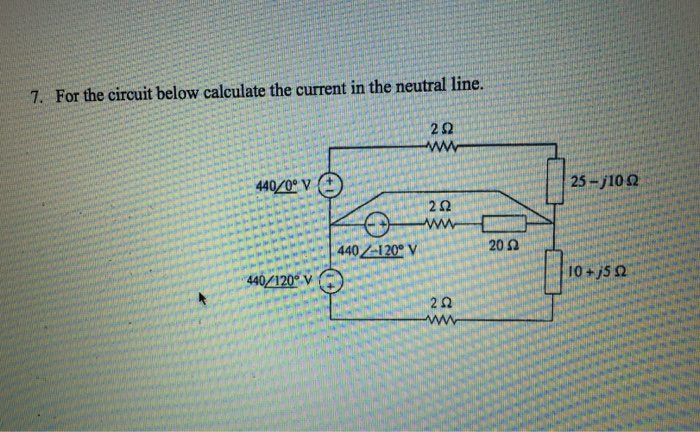 Solved For the circuit below calculate the current in the | Chegg.com