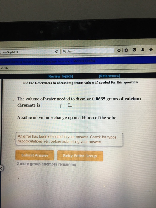 Solved Use the References to access important values if | Chegg.com