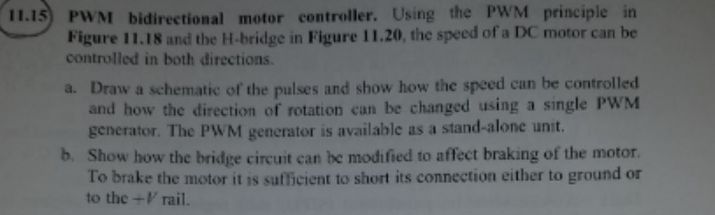 Pwm Bidirectional Motor Controller Using The Pwm