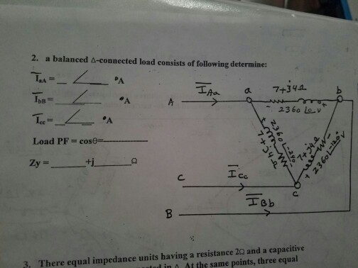 Solved EE304 Homework 1. K. Rad 1. A balanced Y-connected | Chegg.com